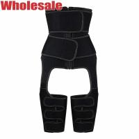China Waist And Thigh Trainer  Black 2  Loop Belts   Waist Thigh Trimmer  MHW100024B for sale
