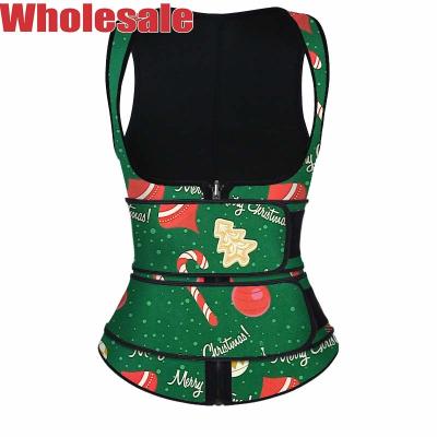 China NANBIN Double Strap Waist Trainer Vest 5XL Upper Body Sauna Suit for sale