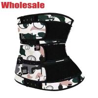 China Neoprene Waist Trainer 3 Belt Zip And Velcro Waist Trainer For Better Posture for sale