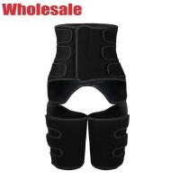 China Black Elastic Band Belly And Thigh Trimmer Neoprene Booty Sculptor Thigh Trimmers for sale