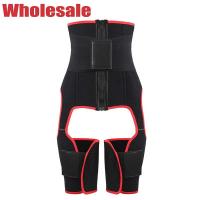 China Sweat Waist And Thigh Trimmer red neoprene thigh burner trimmer MHW100078R for sale