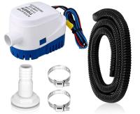 China CY-811 1100GPH Full Automatic Cabin Drainage Bilge Pump Power-Off Centrifugal Water Pump for RV Yacht Marine Use for sale