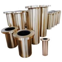 China Marine Brass Bearing Water Lubricated Rubber Sleeve Bearings Flanged Bearings Used for Ship for sale