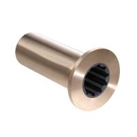 China Marine Brass Bearing Water Lubricated Rubber Sleeve Bearings Flanged Bearings Used for Ship for sale