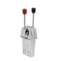 China Twin Control Marine Remote Control Morse Throttle Controls Lever Handle Throttle Head for sale