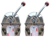 China Marine Boat Ship American Throttle Controls Single Level Control Handle Throttle Head for sale