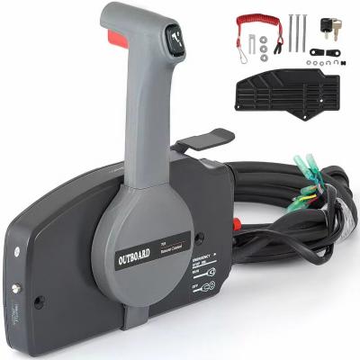 China 10pin Yamaha Remote Control Box Engine Control Box Boat Shift Push Throttle Handle Marine Control Box for sale
