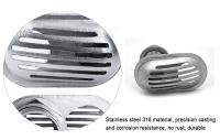 China Marine Hardware Fittings Floor Drain Filter 316 Stainless Steel for Boat Yacht for sale