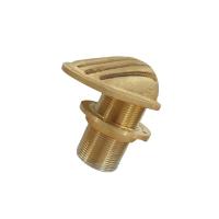 China Marine Bronze Seawater Filter Piston Rust-Proof Anti-Corrosion Underwater Door Floor Drain Outlet Marine Hardware Accessories for sale