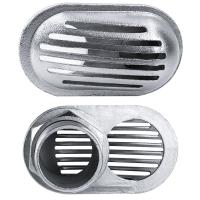 China Boat Yacht Marine Parts Accessories Hardware Inlet Filter Floor Drain Water Outlet 316 Stainless Steel for sale