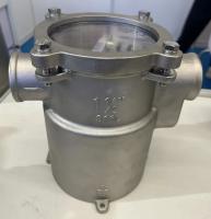 China Marine Seawater Strainers Side Entry Stainless Steel 1inch 4 Inch Raw Sea Water Strainer SS316 for sale