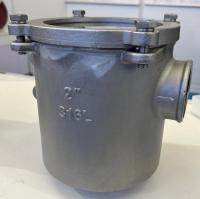 China Marine Seawater Strainers Side Entry Stainless Steel 1inch 4 Inch Raw Sea Water Strainer SS316 for sale