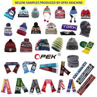 China Opek 365 Procomputerized Jacquard Acrylic Wool Cotton Beanie Hat Cap Knitting Machine for sale