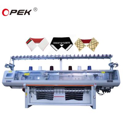 China 14 Gauge 16 Gauge Double Carriage Single System High Speed Automatic Flat  Collar  Knitting Machine for sale