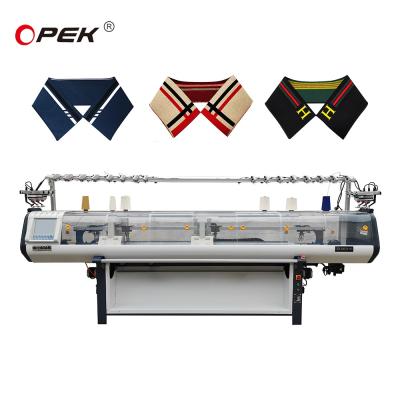 China 1+1carriage Single System High Speed Polo T-shirt Collar Sweater and Cuff Knitting Machine Price Best for sale