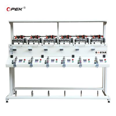 China 6 Heads Yarn Rewind Machine Thread Rewinding Yarn Winding Machine for sale