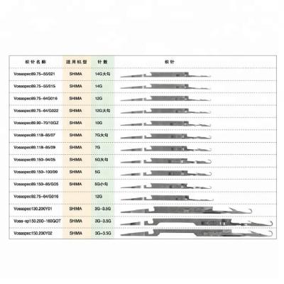 China VOSASPEC89.75-64/G022 .12G ,Stoll Knitting Machine Needle for sale