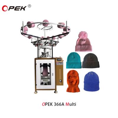 China OPEK 366A Multi New Pattern Weaving Works for Rib Hats Knitting Machine for sale