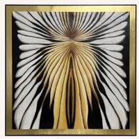 China Framed Hand Painted Modern Abstract Canvas Art Oil Painting Living Room Decor for sale