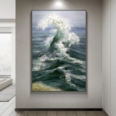 China Original Pure Handmade LANDSCAPE Canvas Artwork Oil Painting for Home Decoration Customized Size Accepted for sale