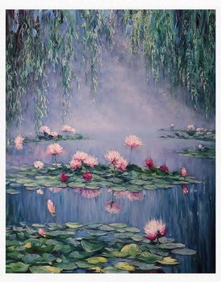 China Customized Size Colorful Flower Acrylic Oil Painting for Hotel Decor Personalized Hand Painted for sale