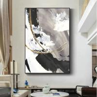 China 6 Color Hand Painted Oil Painting Abstract Handmade for Nordic Living Room Decoration for sale