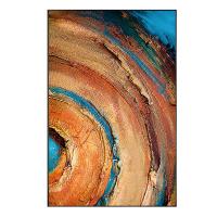 China Custom Boat Beach Palette Knife Hand Painted Scenery Oil Painting on Canvas for Wall Decor for sale