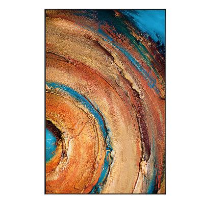 China Custom Boat Beach Palette Knife Hand Painted Scenery Oil Painting on Canvas for Wall Decor for sale