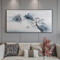 China Customized Size Hand Painted Landscape Oil Painting Modern Textured Canvas Art for Home Decor for sale