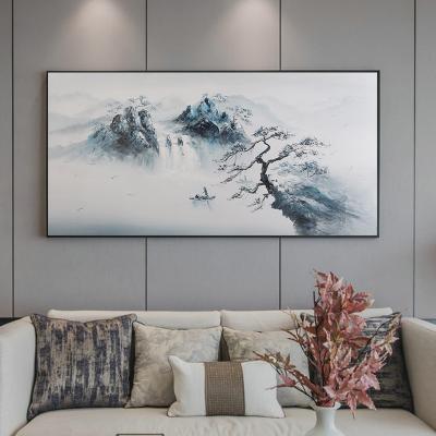 China Customized Size Hand Painted Landscape Oil Painting Modern Textured Canvas Art for Home Decor for sale