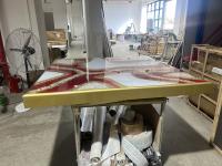 China Luxury Resin Art Table For Villas & High-End Studios , Non-Toxic Custom Epoxy River Design for sale