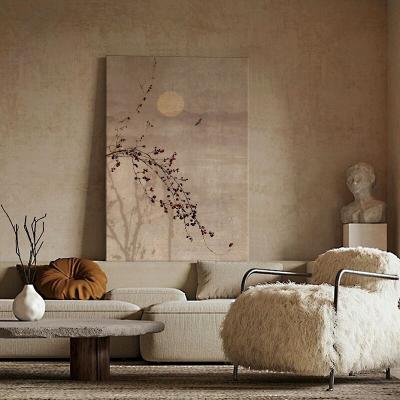 China Elegant Chinese-style printed oil paintings, suitable for hotel wall decoration for sale