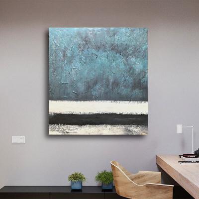 China Bold Color Abstract Hand Painted Oil Painting Oversized Art for sale