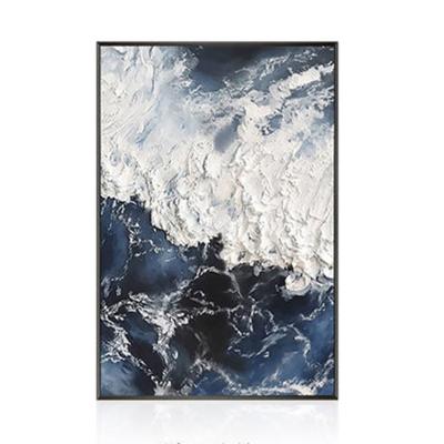 China Large Size Gold Foil Modern Abstract Hand Painted Oil Painting Canvas Wall Art for sale