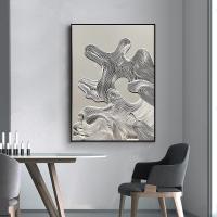 China Hand Painted Oil Painting Abstract Texture Mural Canvas Wall Art with Customized Size for sale