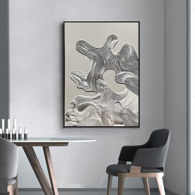 China Hand Painted Oil Painting Abstract Texture Mural Canvas Wall Art with Customized Size for sale