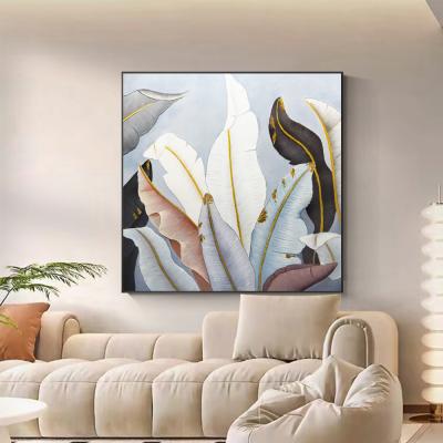 China Customized Size Modern Abstract Hand Painted Oil Painting for Home Decor - 100% Handmade Canvas Wall Art for sale