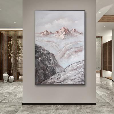 China Modern Abstract Hand Painted Oil Painting Canvas Wall Art with Customized Size Landscape Scenery for Home Decor for sale
