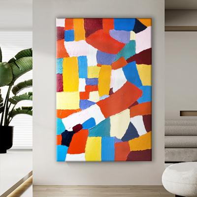 China Modern Abstract Style Hand Painted Oil Painting Customized Size Canvas Wall Art for Home Decor for sale