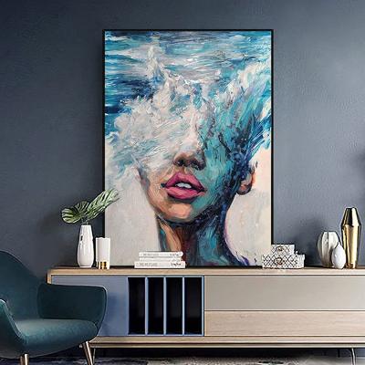 China Customized Size Hand Painted Oil Painting with Hand Applied Gold Leaf and Eco-friendly Acrylics on Canvas Abstract Wall Art for sale