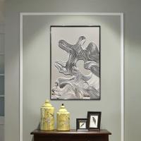 China Modern 3D Abstract Relief Hand Painted Oil Painting on Canvas Wall Art with Customized Size for sale