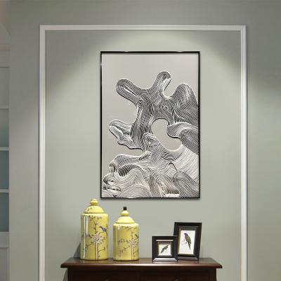China Modern 3D Abstract Relief Hand Painted Oil Painting on Canvas Wall Art with Customized Size for sale