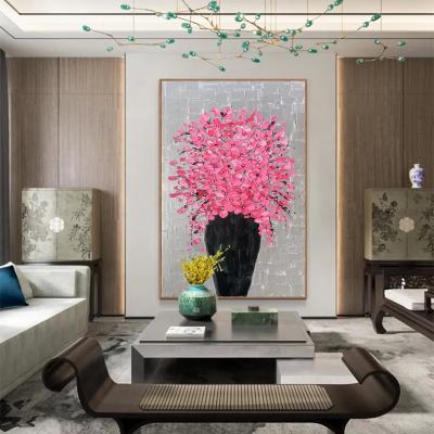 China Modern Home Decor Thick Texture Abstract 3D Relief Hand Painted Oil Painting Canvas Wall Art with Customized Size for sale