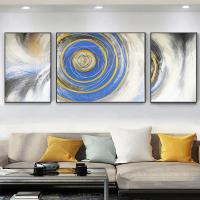 China Modern Abstract Hand Painted Oil Painting on Canvas Wall Art with Customizable Size Landscape Design for sale