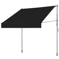 China Clamp Awning Balcony Manual Dark Grey 1.5*1.3m for sale