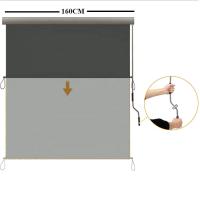 China Vertical Awning, Polyester, For Window Dark Grey 160 X 250 Cm for sale