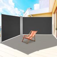 China Side Awning, Full Aluminium Frame, 160x600 CM, Dark Grey, For Garden for sale