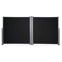 China Side Awning, Full Aluminium Frame, 160x600 CM, Dark Grey, For Garden for sale