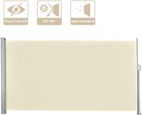 China Side Awning, Extendible 160x300cm, Beige, Privacy Screen, Made Of Polyester for sale