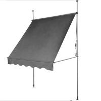 China Clamp Awning 250 X 130 CM, Light Grey, Patio Canopy Sun Protection, Height for sale